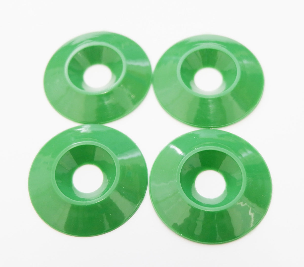 Nylon M8 x 32mm CSK Countersunk Lightweight Seat Washers Green ...