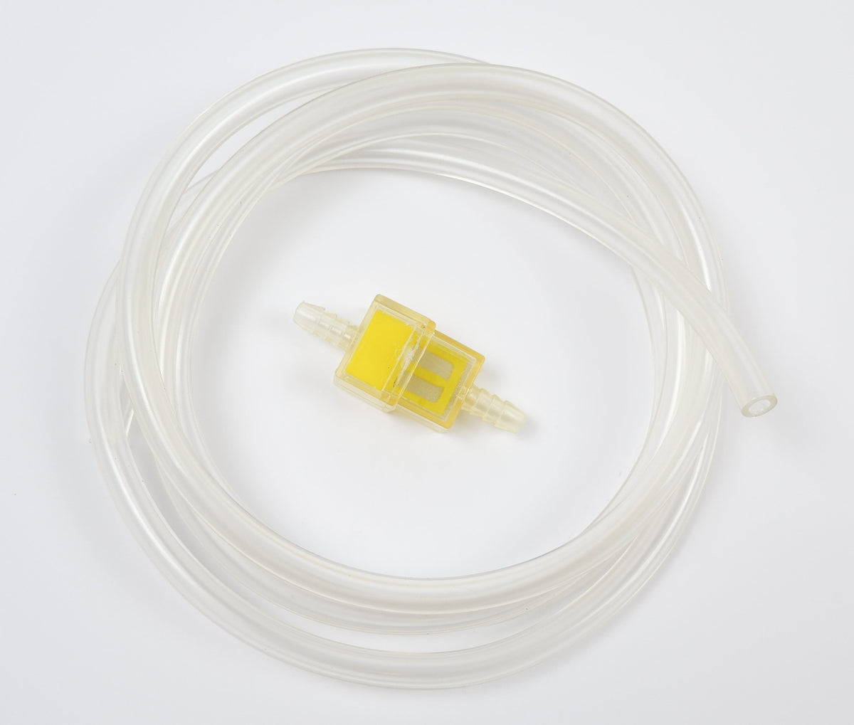 Two Meters of Clear Fuel Pipe with Filter — Motorsport Supplies