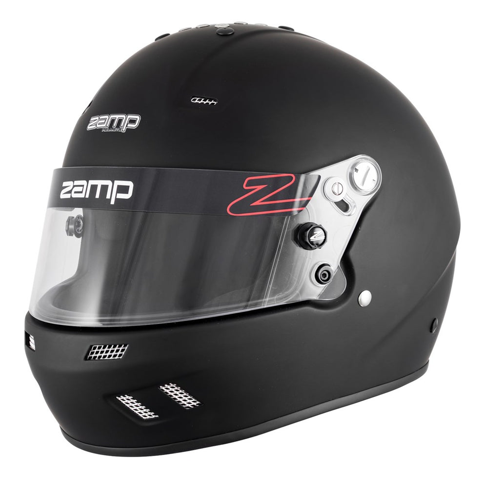 Zamp RZ 57V Matt Black Helmet — Motorsport Supplies