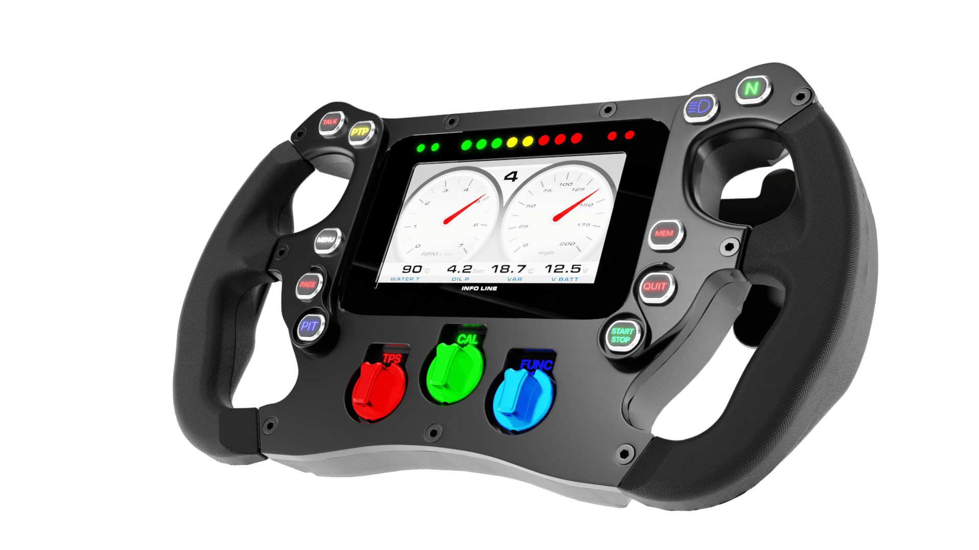 AiM Formula Steering Wheel 4 GT320mm — Motorsport Supplies