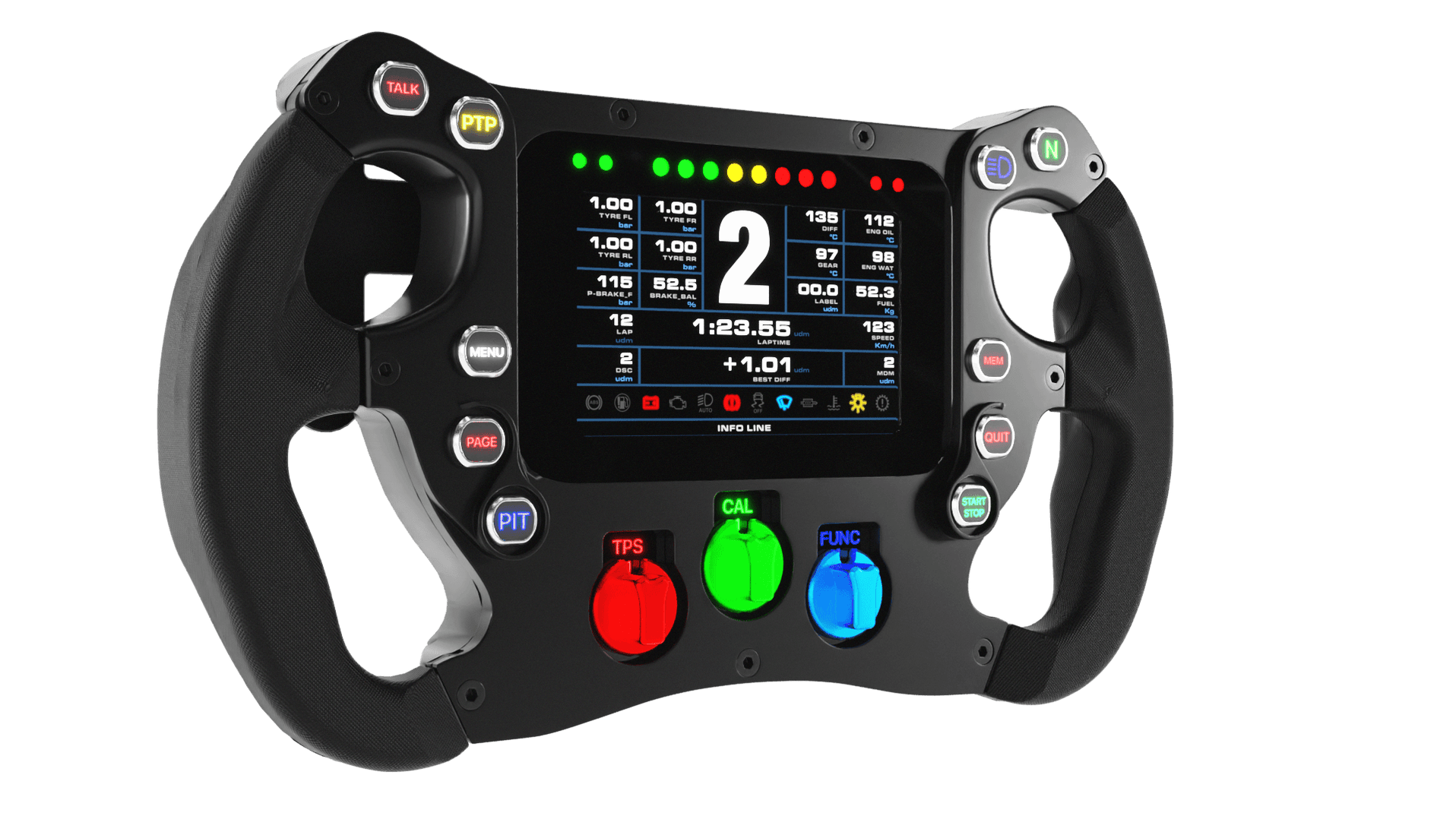 AiM Formula Steering Wheel 4 GT320mm — Motorsport Supplies