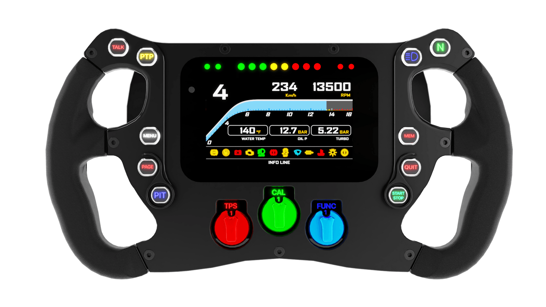 AiM Formula Steering Wheel 4 GT350mm — Motorsport Supplies