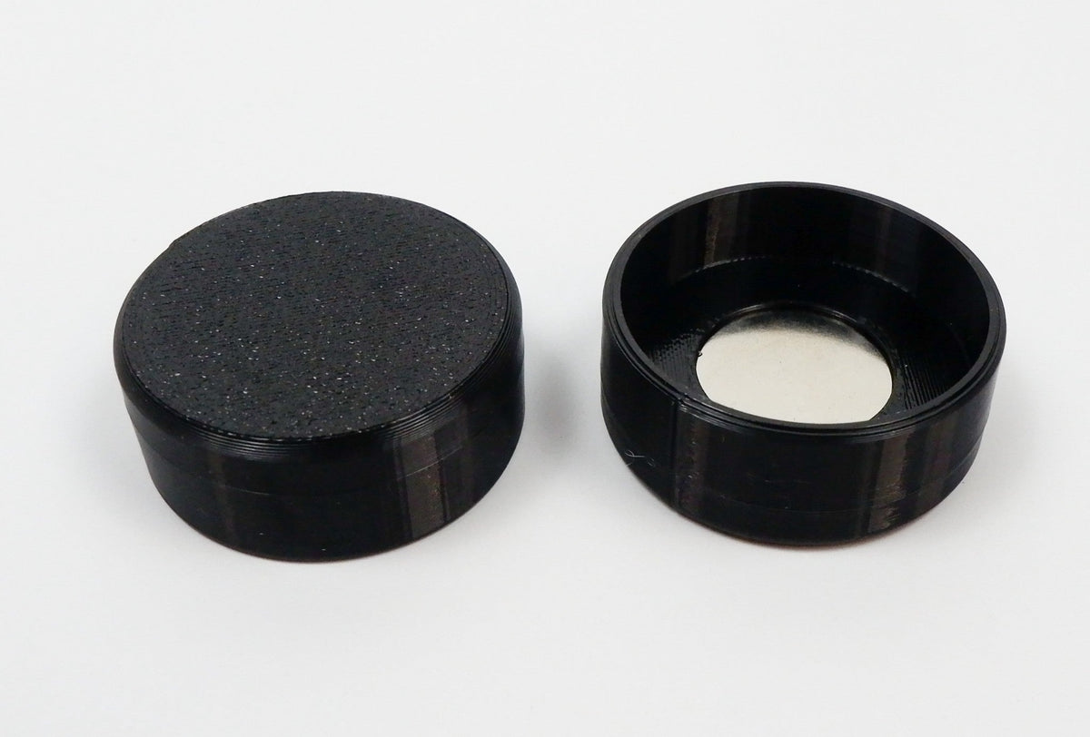 Pair of Black Magnetic Castor Pill Covers for OTK Tony Kart ...