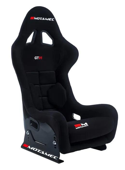 Motamec Racing GT01 Race Seat Fiberglass Shell Side Mount BLACK - NON ...