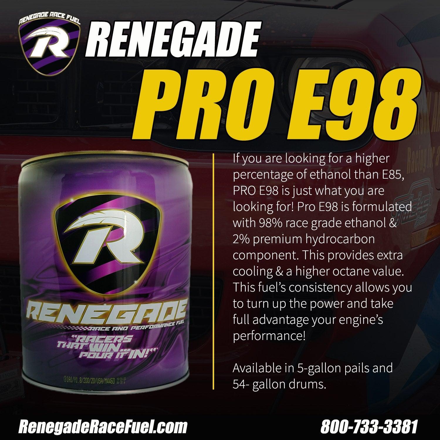 Renegade E98 Ethanol Race Fuel – Motorsport Supplies