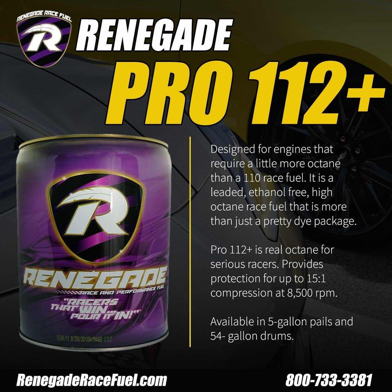 Motorsport Supplies - Renegade Pro 112+ (Sunoco supreme