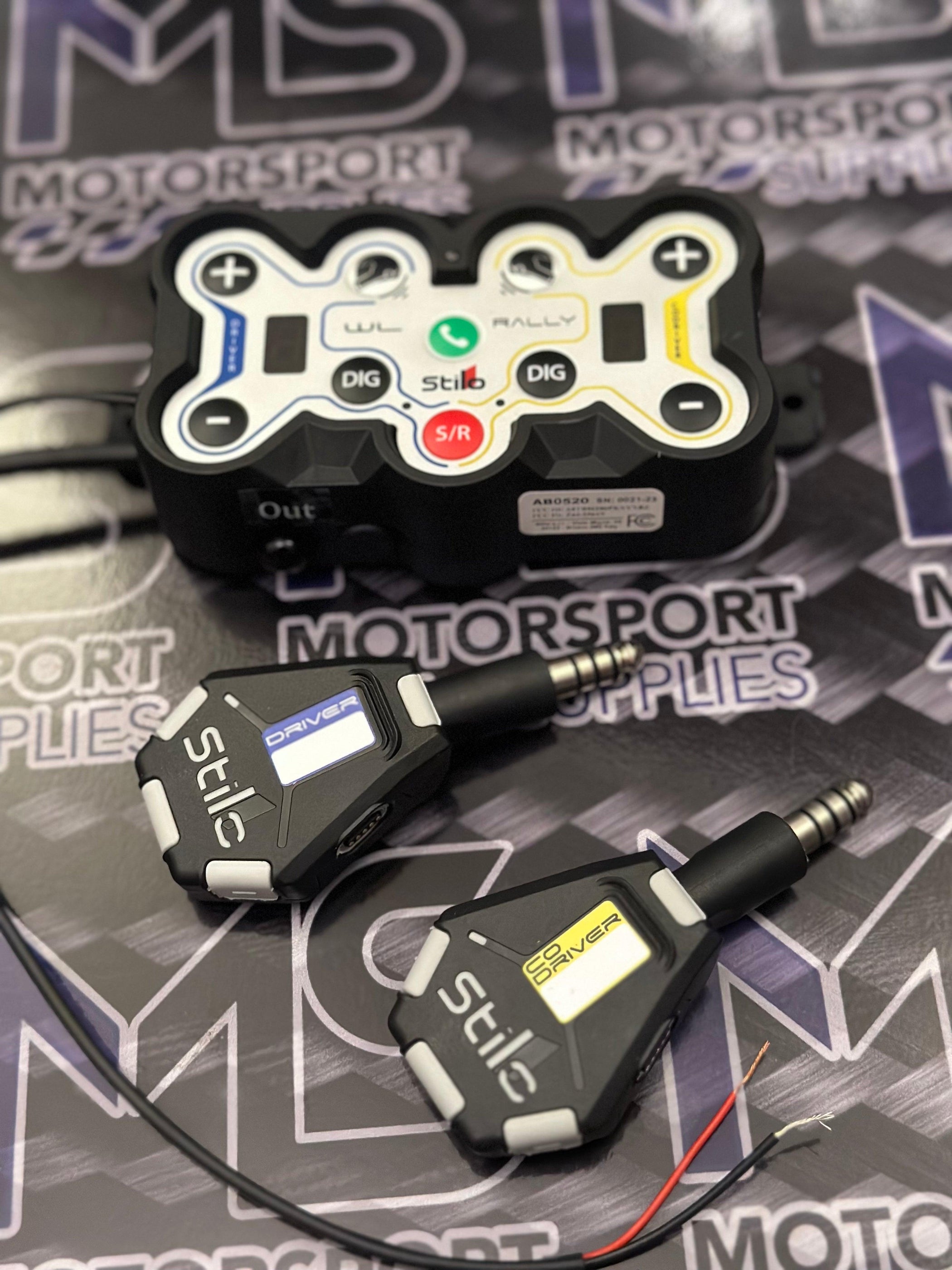 Stilo Wl-10 Wireless Intercom Bundle Inc. Wireless Keys — Motorsport ...