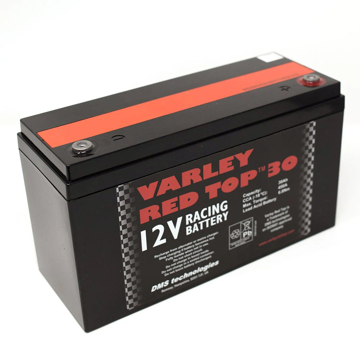 Motorsport Supplies - Varley Red Top Battery 30AH