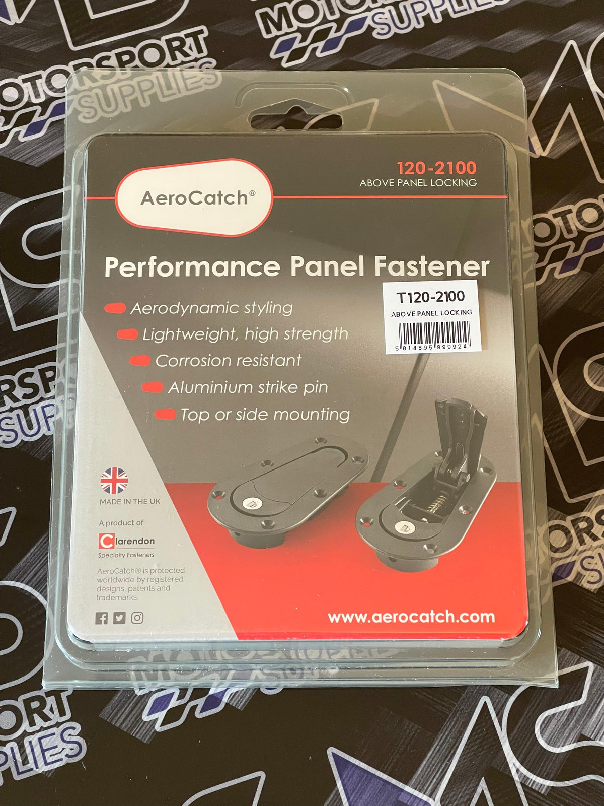 Aerocatch Panel Fastener - Locking — Motorsport Supplies