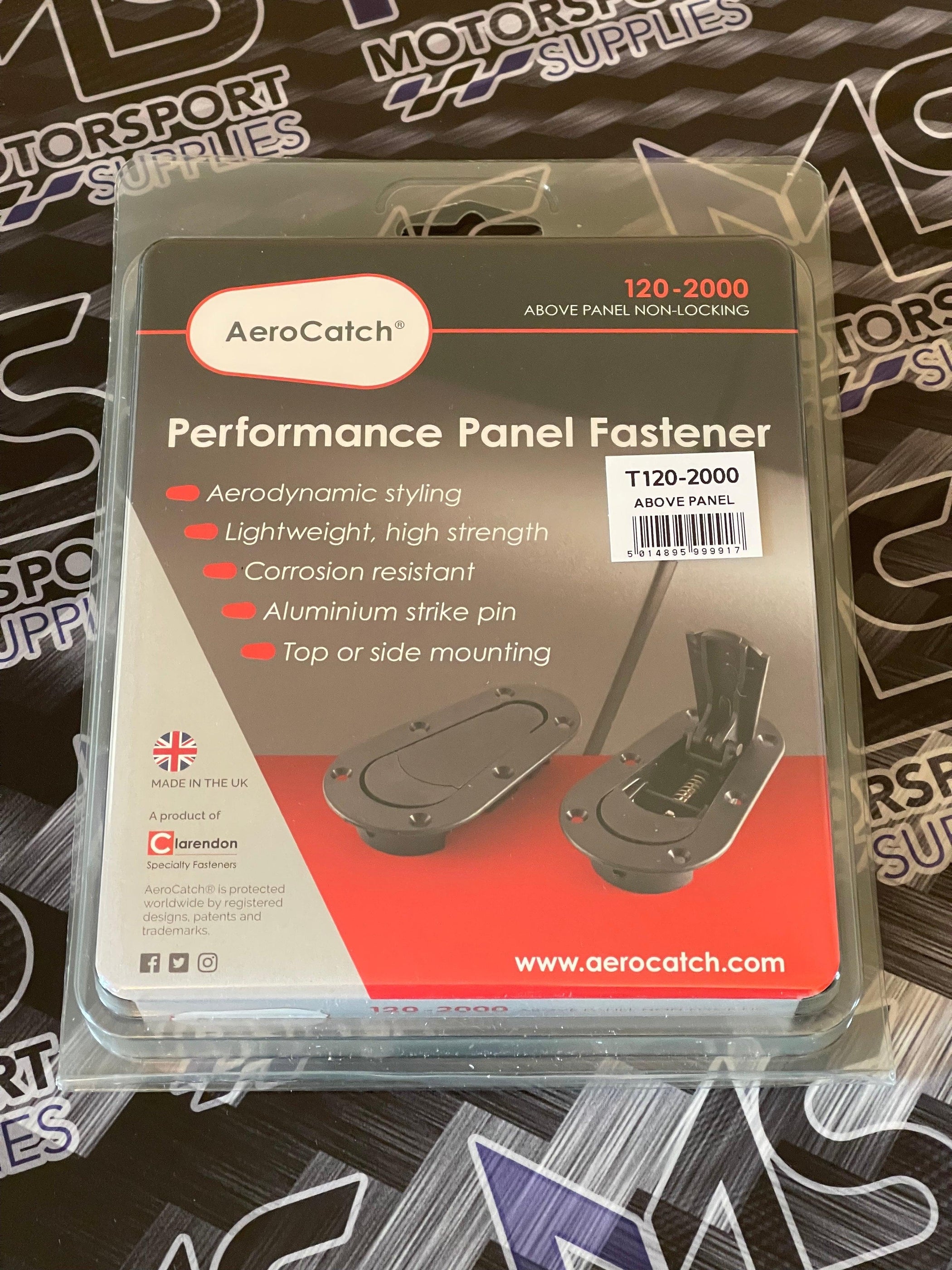 Aerocatch Panel Fastener Non-Locking — Motorsport Supplies