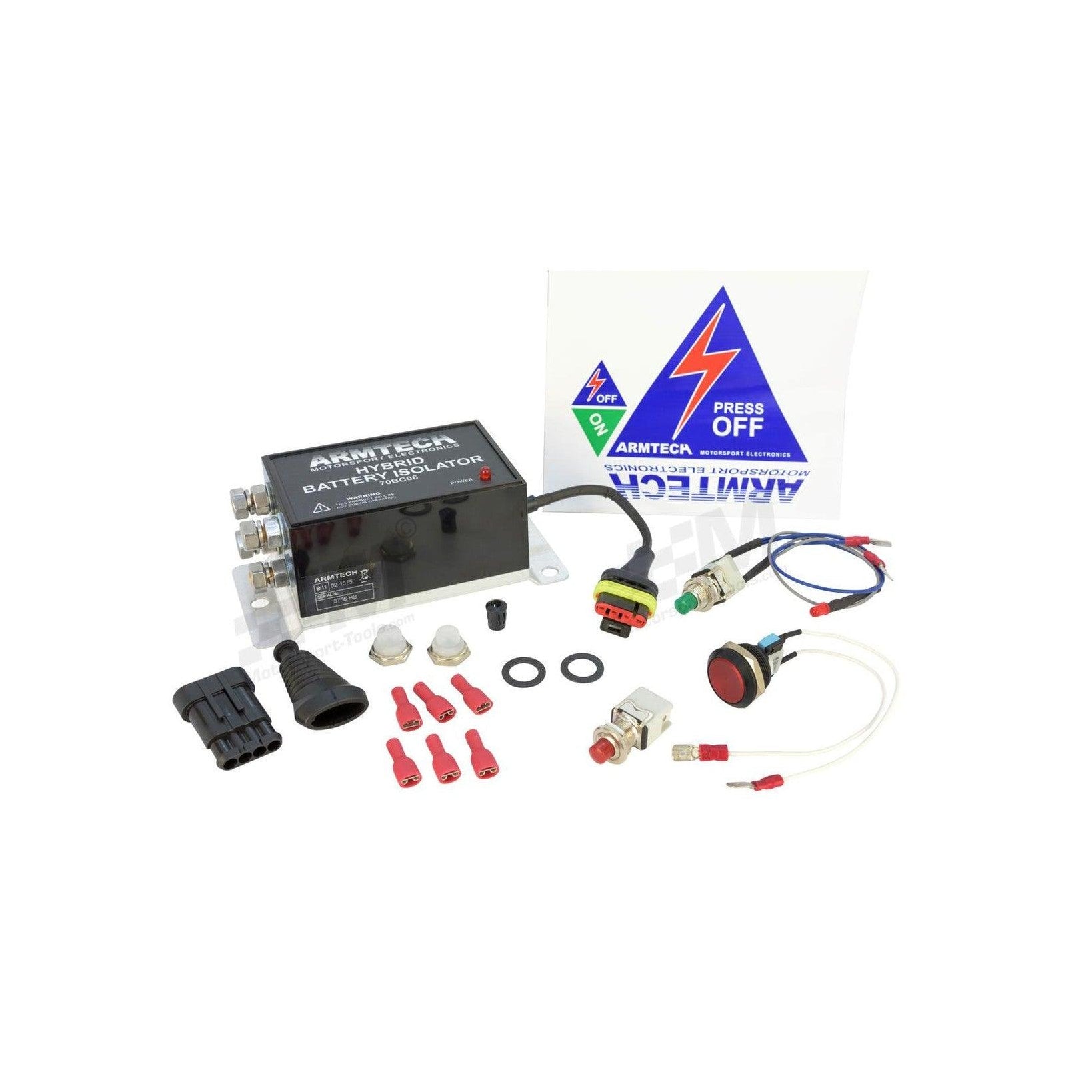 Armtech Hybrid Motorsport Battery Isolator Electric Cut Off Kill Switc ...