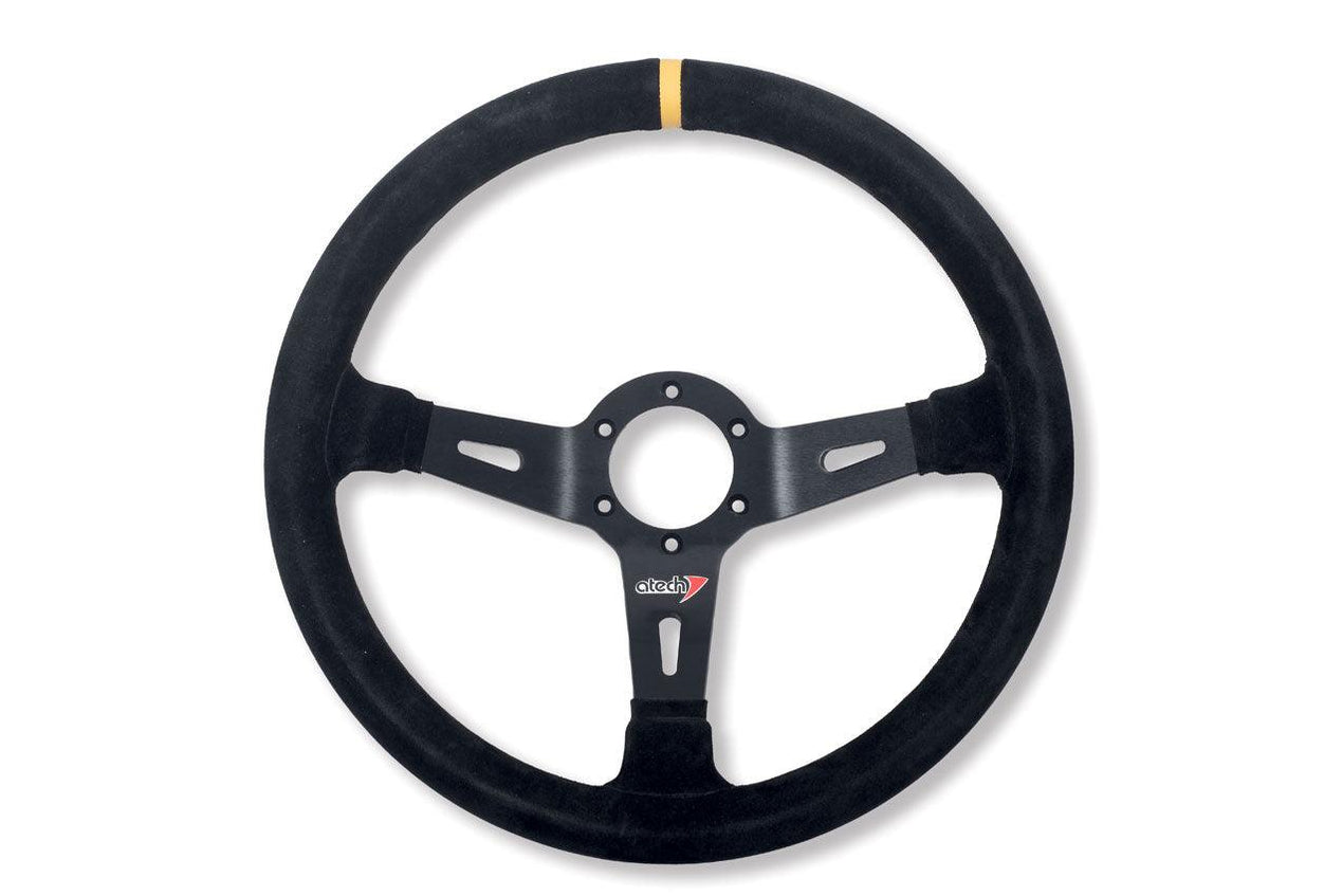 Atech 350mm Deep Dish Steering Wheel — Motorsport Supplies
