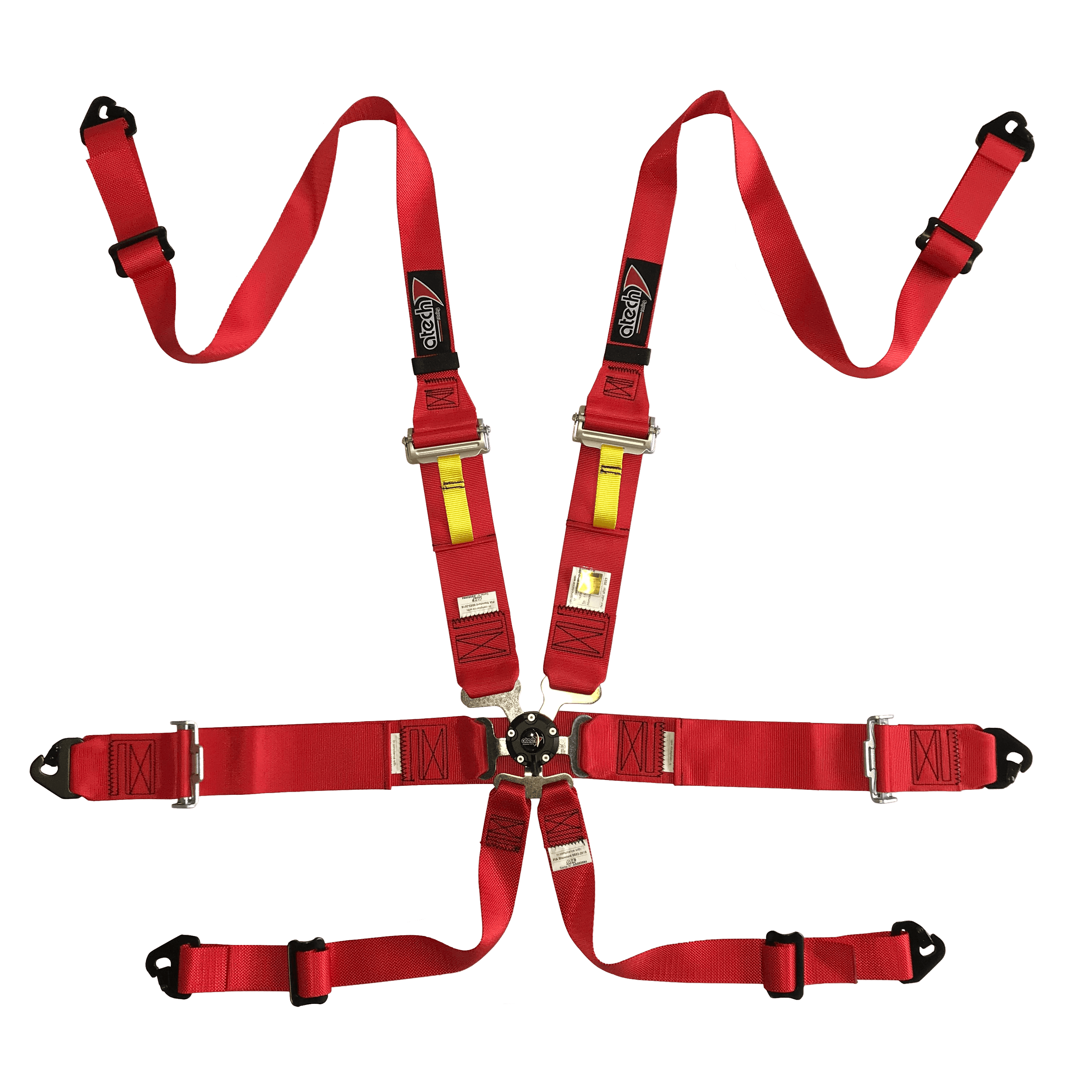 Atech 6 Point Lightweight Hans FIA Harness — Motorsport Supplies
