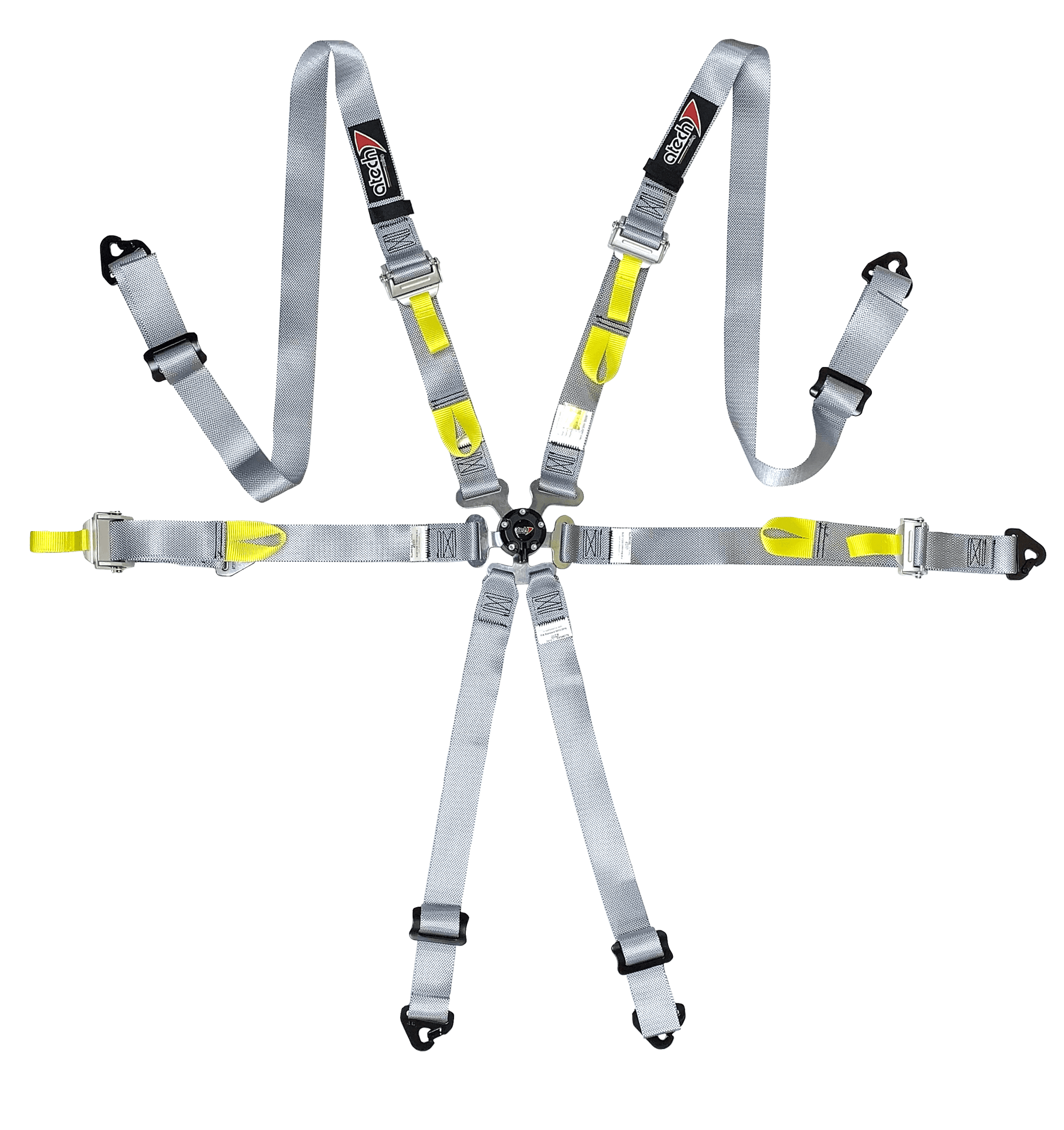 Atech Ultra Lightweight 6 Point FIA Hans Harness — Motorsport Supplies