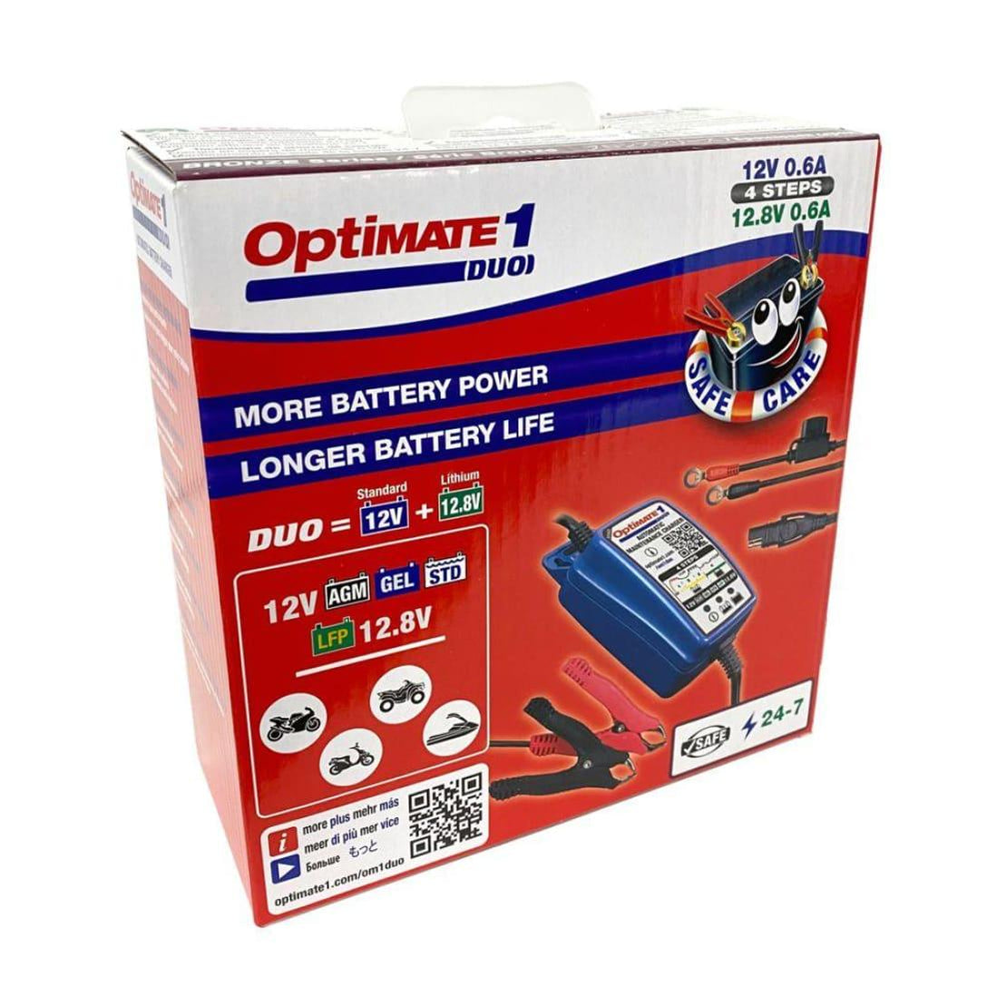 Motorsport Supplies - OptiMate 1 Duo Battery Charger