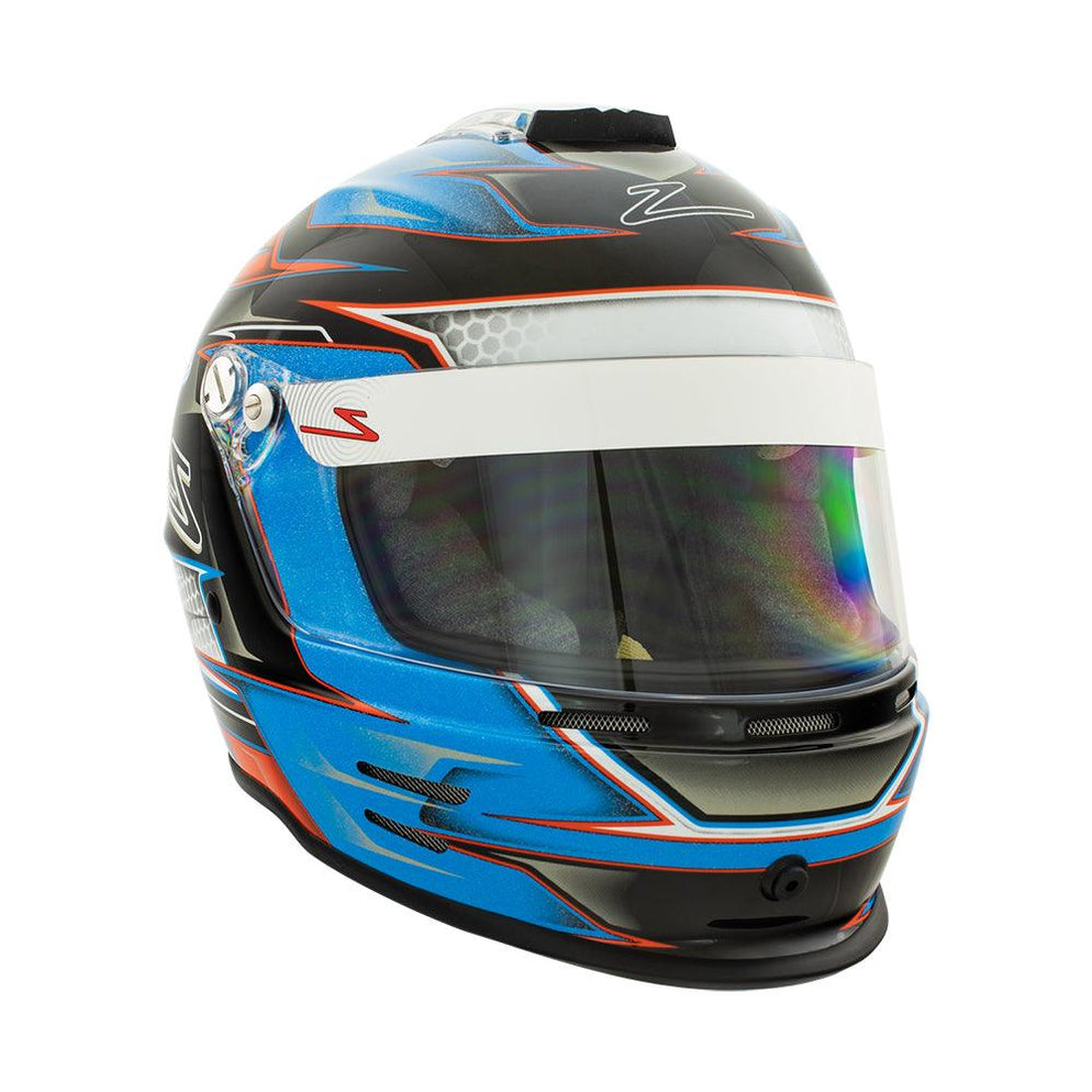 Zamp RZ 42 Youth Helmet Blue / Orange — Motorsport Supplies