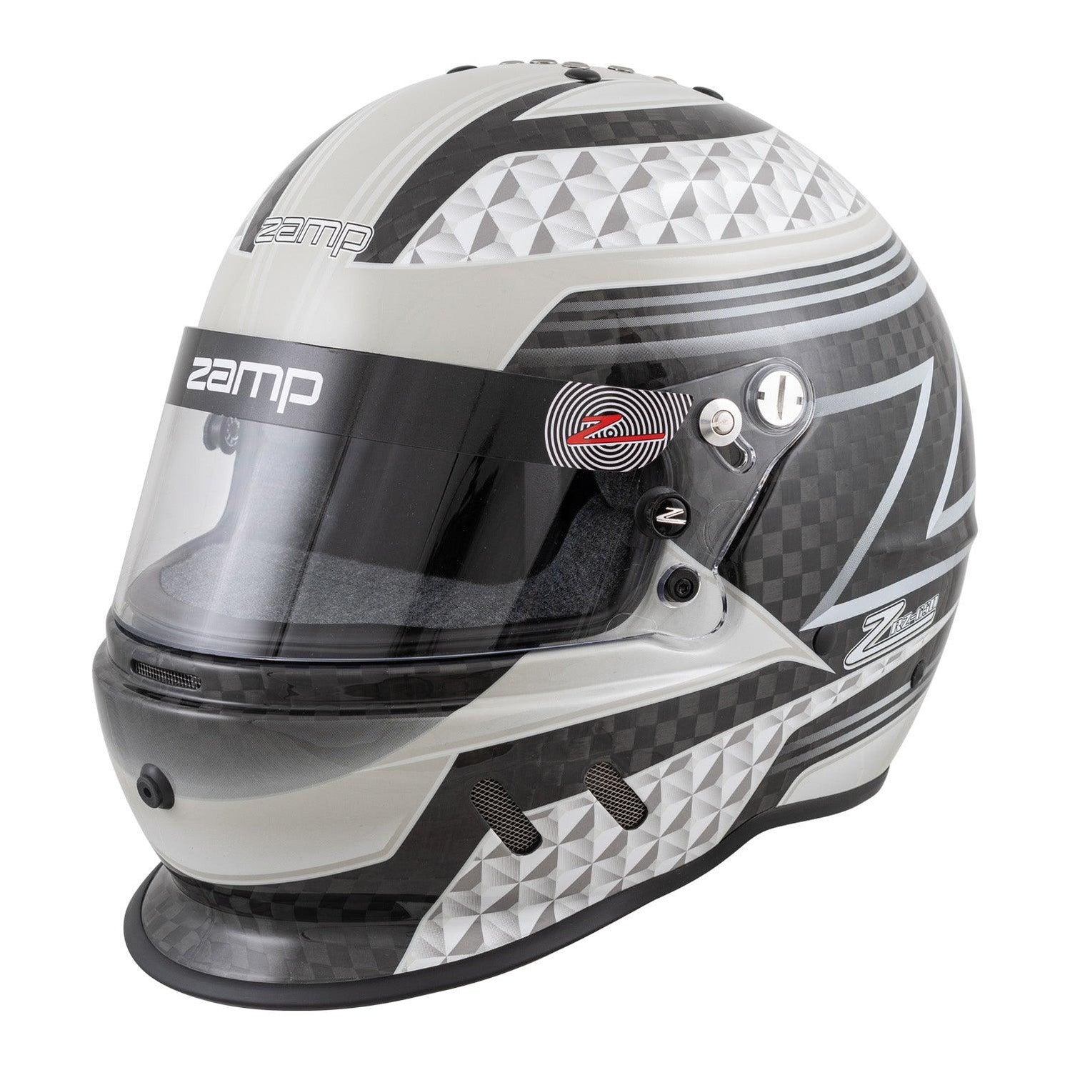 Zamp RZ 65D Helmet Black / Grey — Motorsport Supplies
