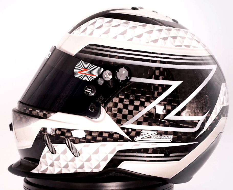 Zamp RZ 65D Helmet Black / Grey — Motorsport Supplies